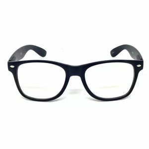 Accessories | Matte Black Vintage Style Horn Rim Hipster Glasses | Poshmark